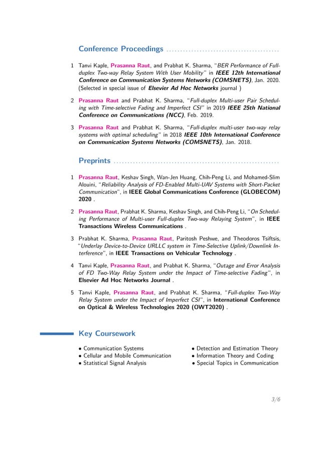 Prasanna Raut CV | PDF