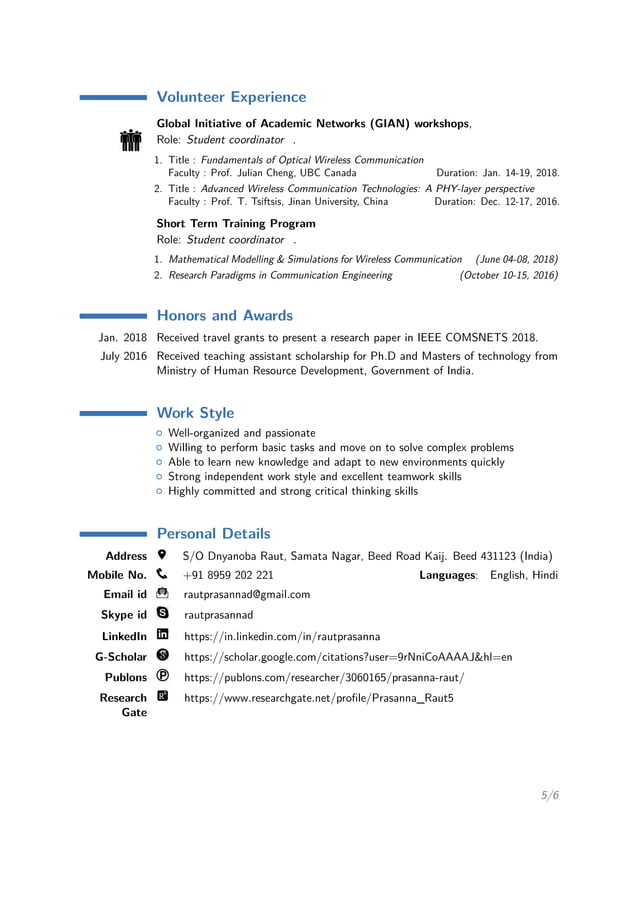 Prasanna Raut CV | PDF
