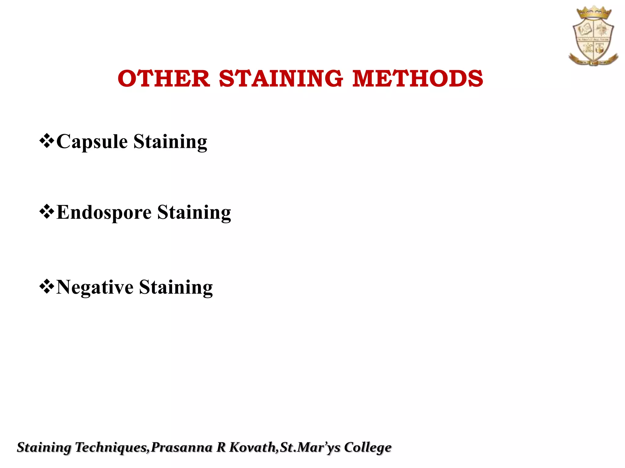 Biotechnology:Staining Techniques | PPT