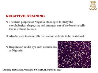 Biotechnology:Staining Techniques | PPTX