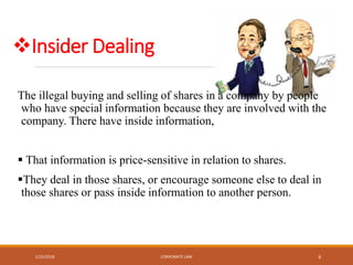 Corporate law presentation HNDA Sliate | PPTX