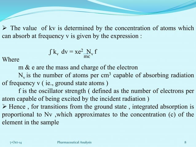 ATOMIC ABSORPTION SPECTROPHOTOMETRY | PPTX