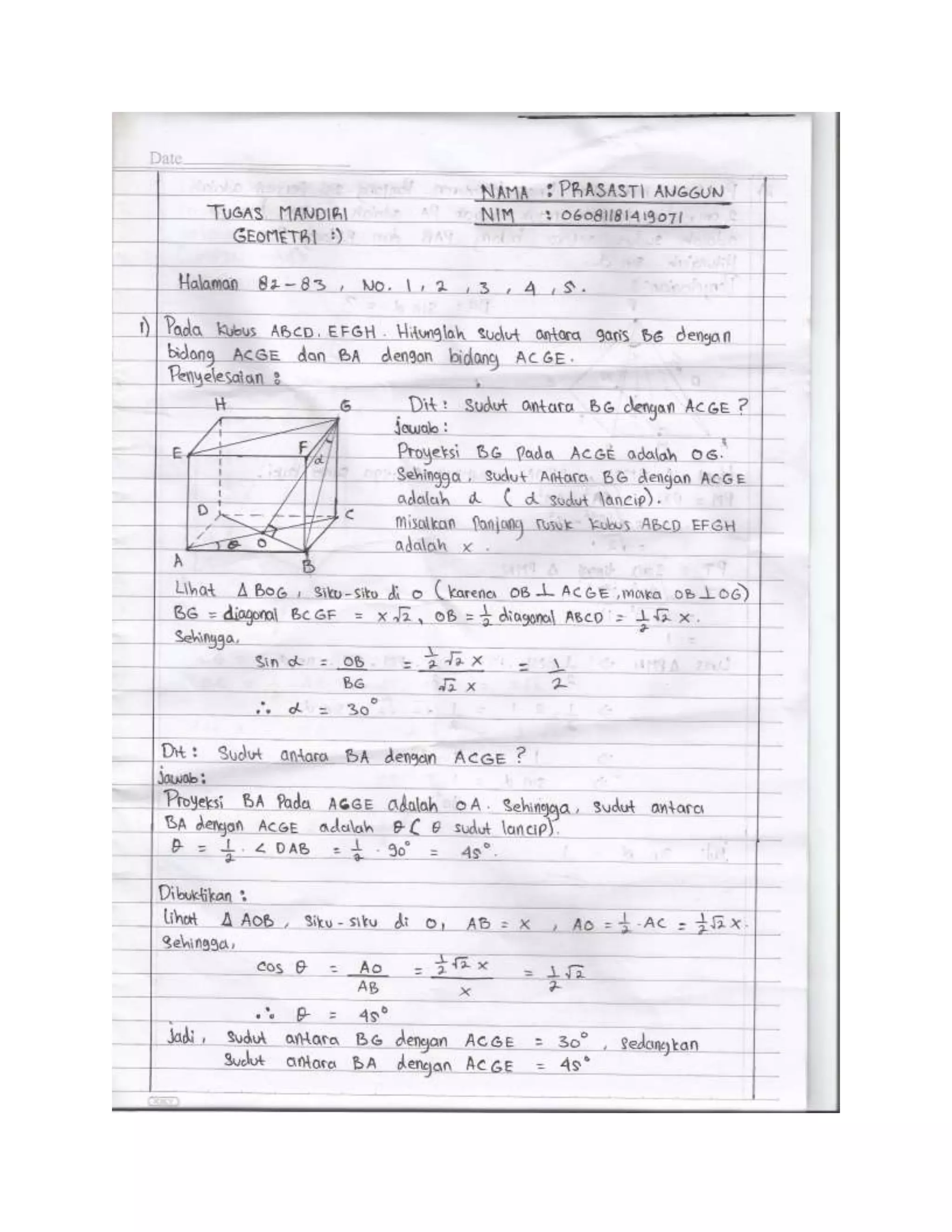 soal dan pembahasan bangun ruang | DOCX