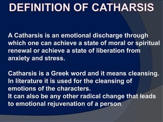 Catharsis In Literature