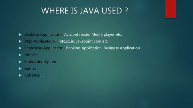 Prasentation on java | PPT