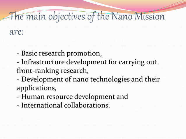 nanotechnology presentation in college (b.tech) | PPTX