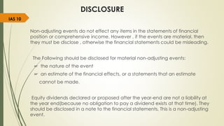 IAS 10 : Events after the reporting period | PDF