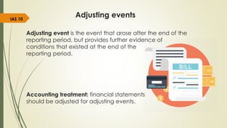 IAS 10 : Events after the reporting period | PDF