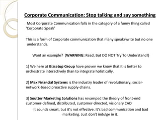 Corporate Communication By Prashakth Kamath | PPT