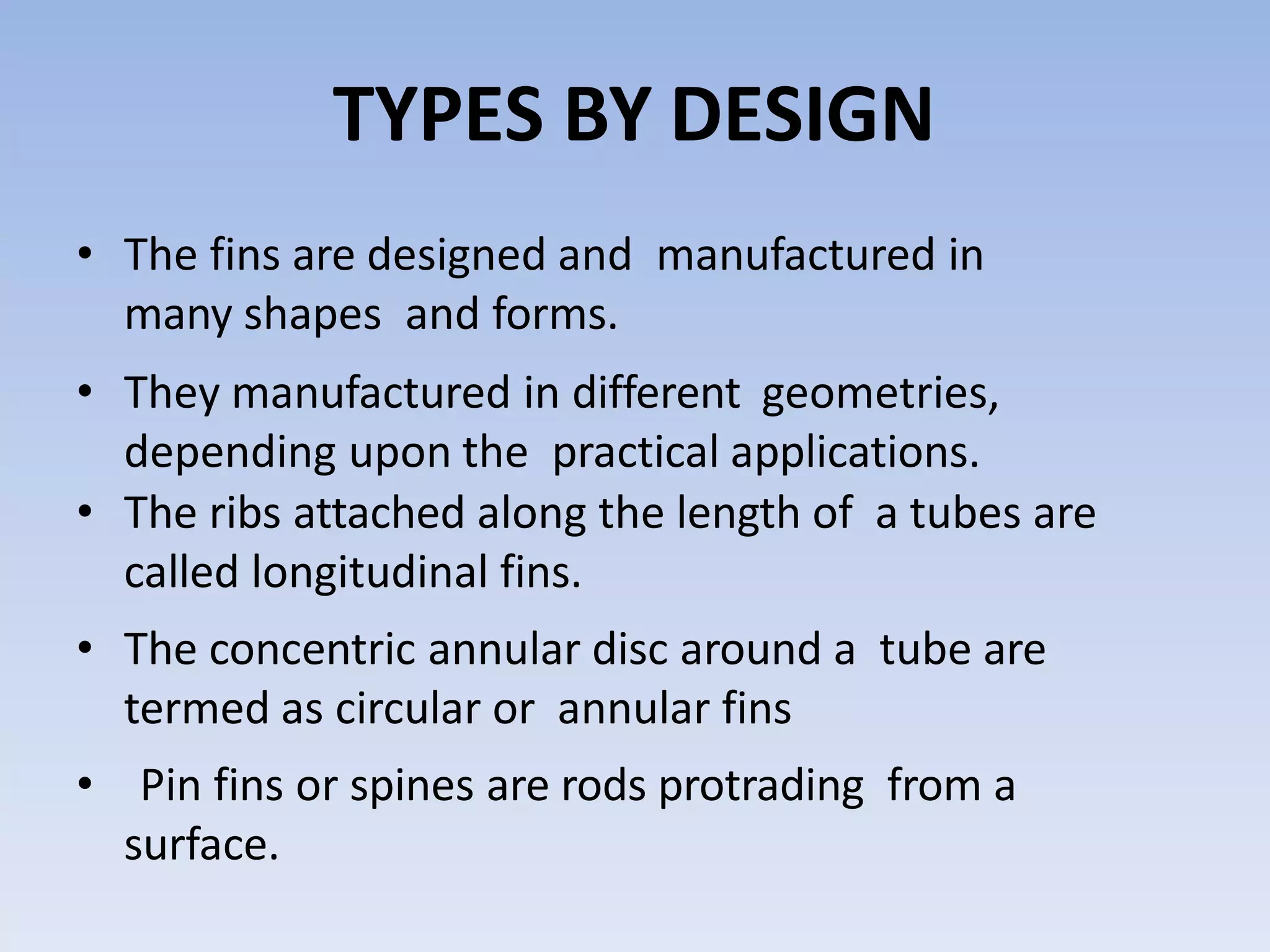 heat transfer through fins | PPTX | Physics | Science
