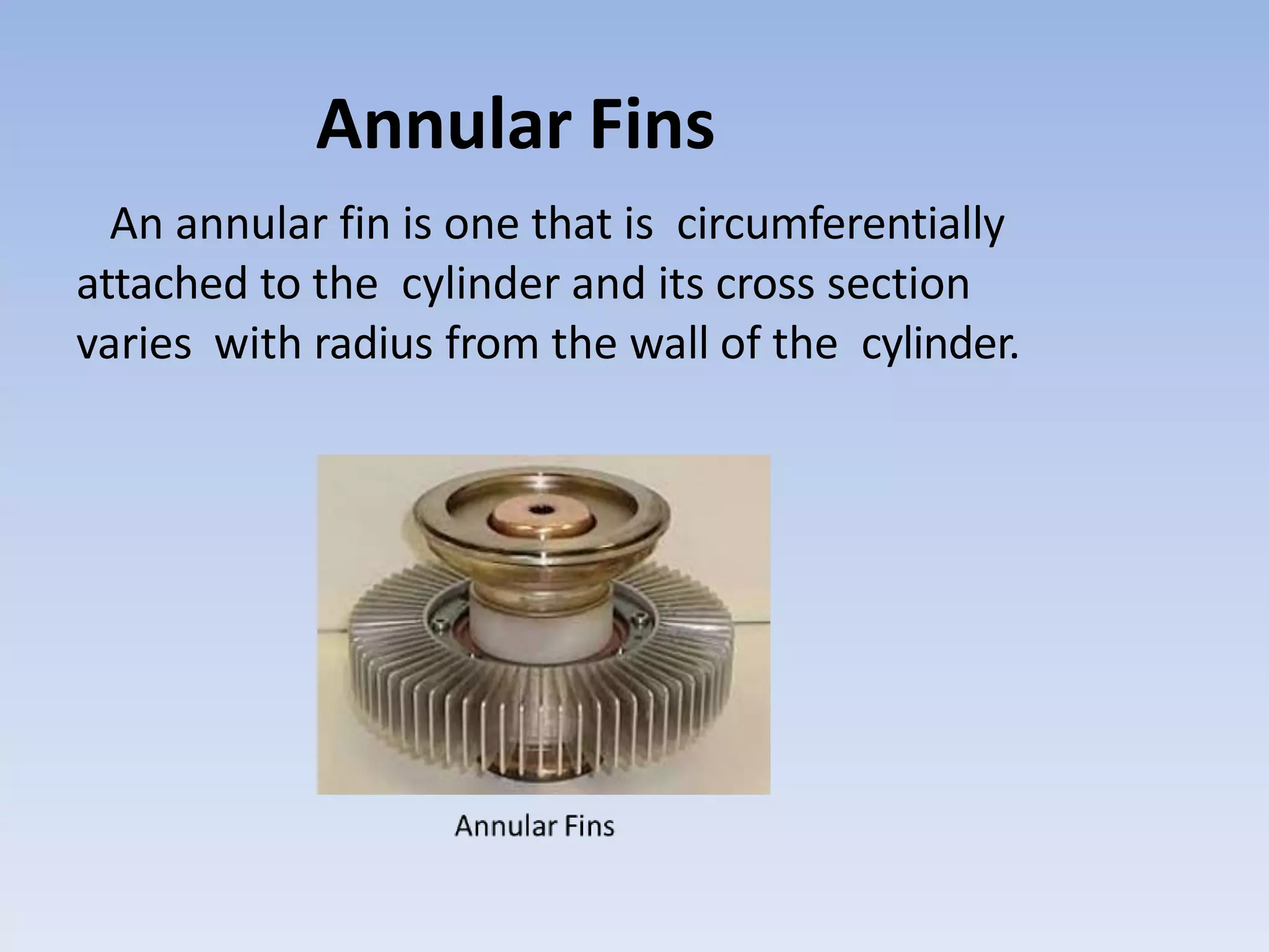 heat transfer through fins | PPTX