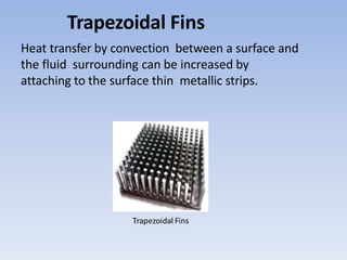 heat transfer through fins | PPTX | Physics | Science