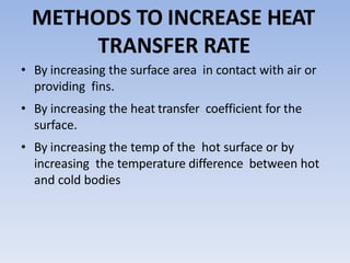 heat transfer through fins | PPTX | Physics | Science
