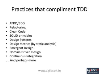 Prashant technical practices-tdd for xebia event | PPT