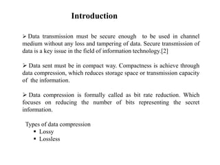 An Efficient encryption using Data compression towards Steganography ...