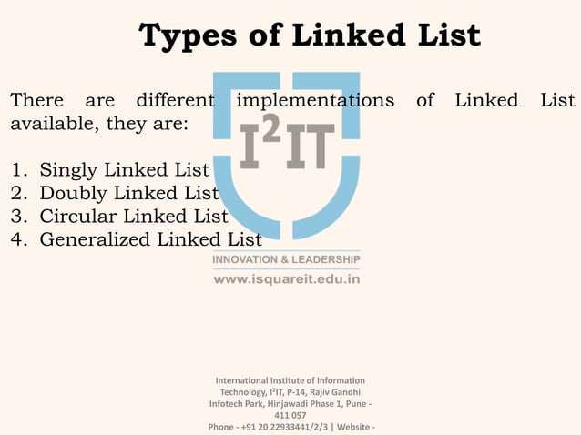 Data Structure - Linked List | PPT