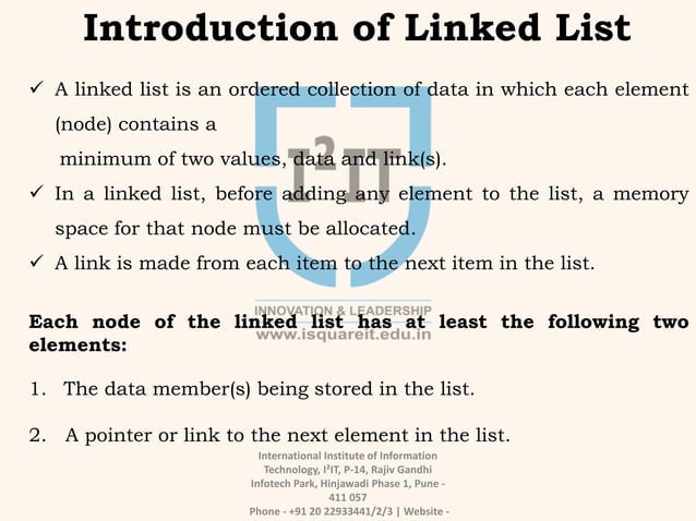 Data Structure - Linked List | PPT