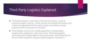Third-Party Logistics | PPTX