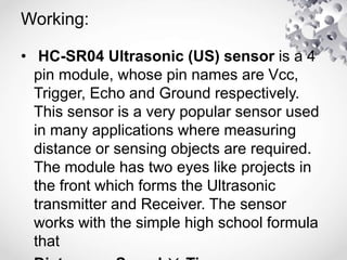 avoiding accidents on ghat roads and u turns by using IOT | PPTX