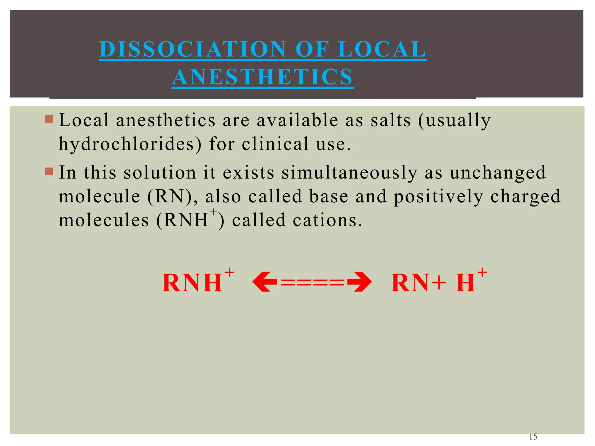 Local anaesthesia - Basics in dentistry | PPTX