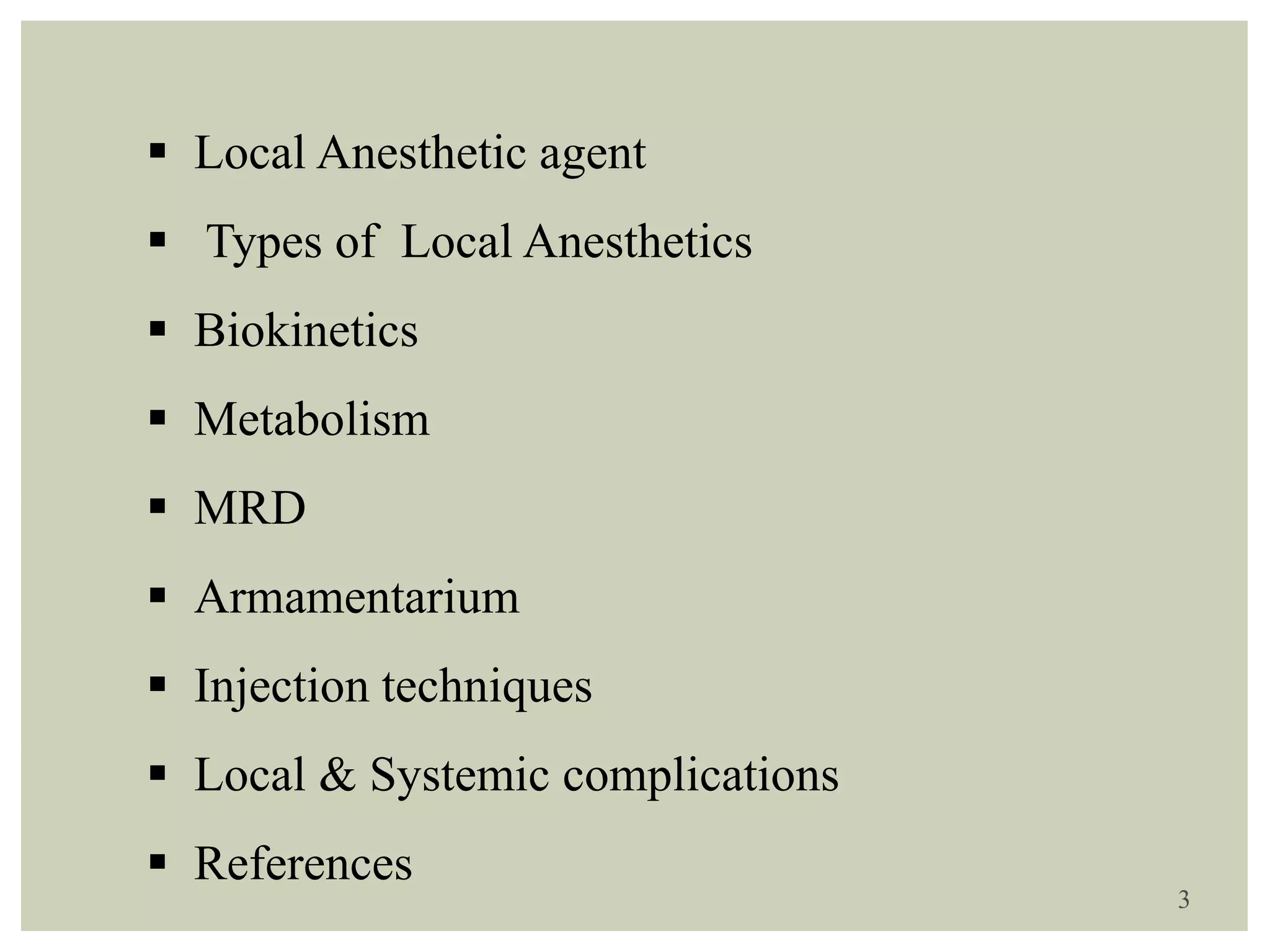 Local anaesthesia - Basics in dentistry | PPTX