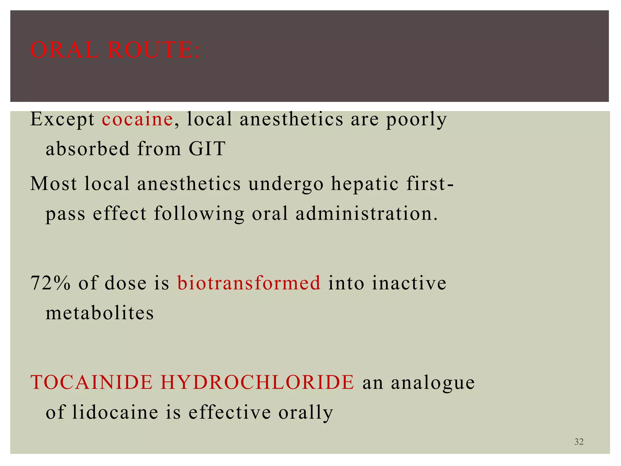 Local anaesthesia - Basics in dentistry | PPTX