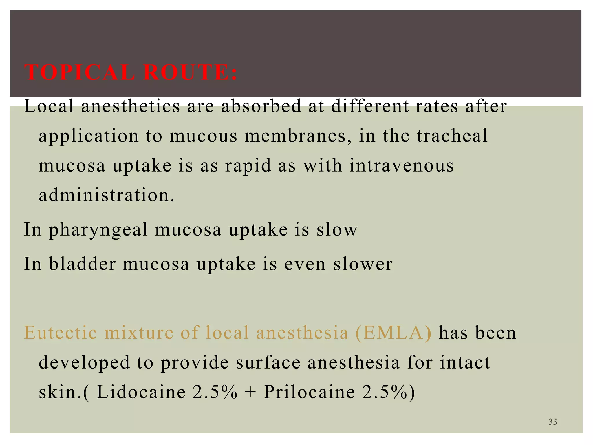 Local anaesthesia - Basics in dentistry | PPTX