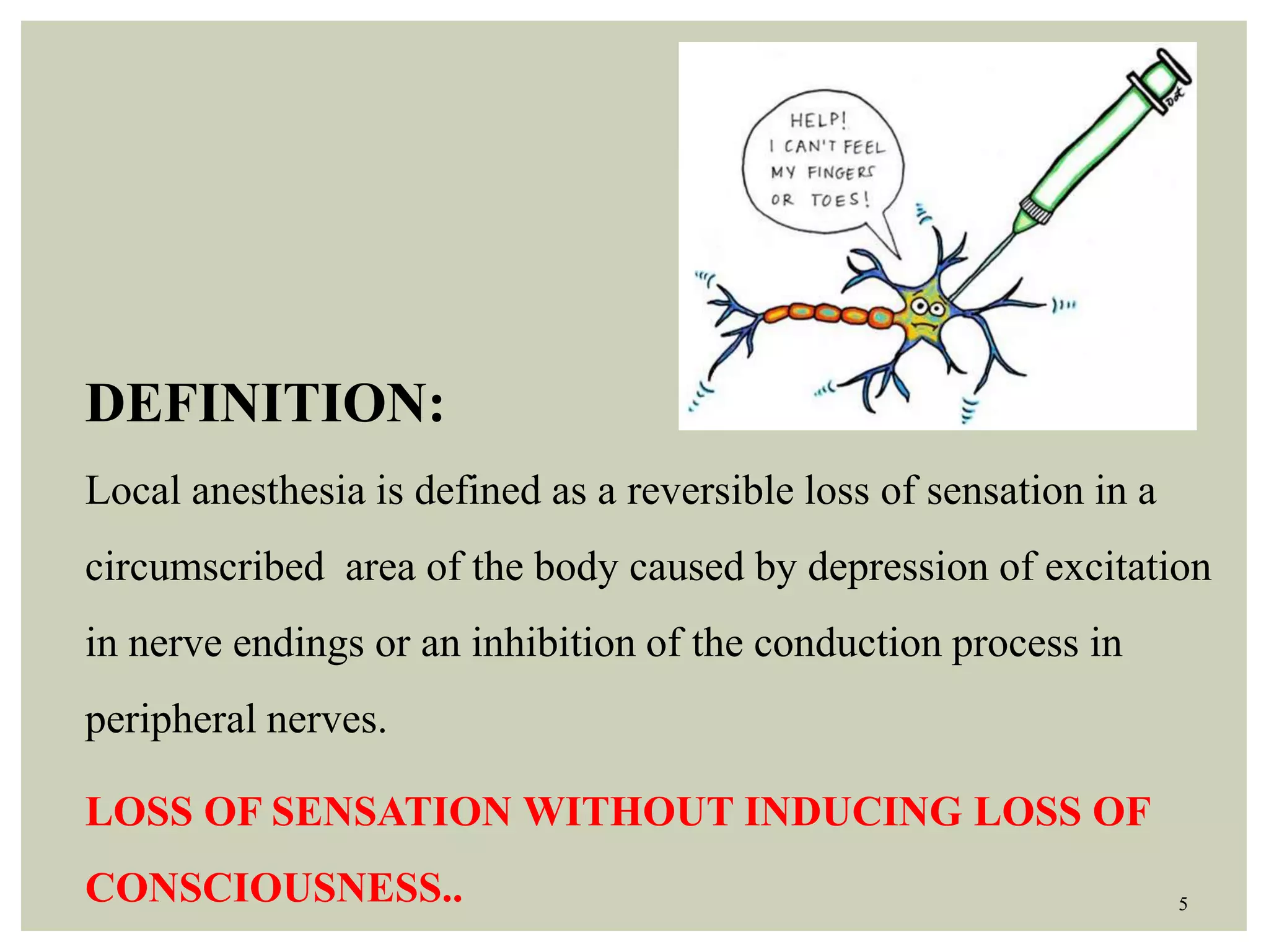 Local anaesthesia - Basics in dentistry | PPTX