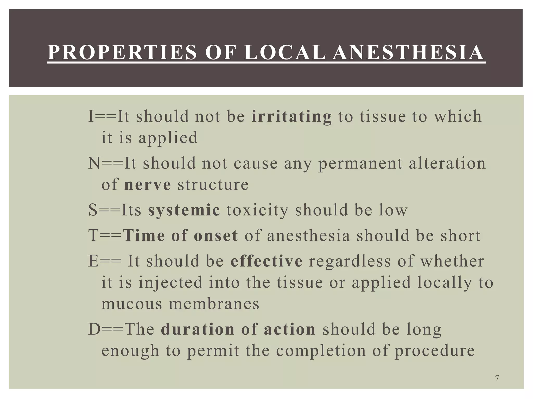 Local anaesthesia - Basics in dentistry | PPTX