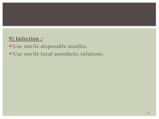 Local anaesthesia - Basics in dentistry | PPTX