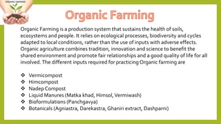 Organic and Zero budget Natural Farming | PPTX