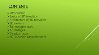 3 d television | PPTX