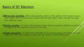 3 d television | PPTX