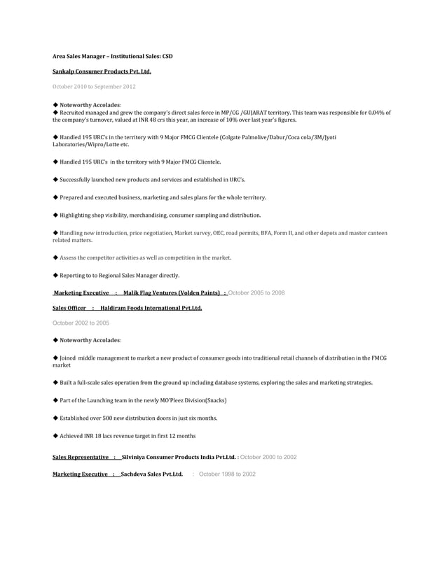 Prashant resume 2015 pdf | PDF | Business Administration | Business