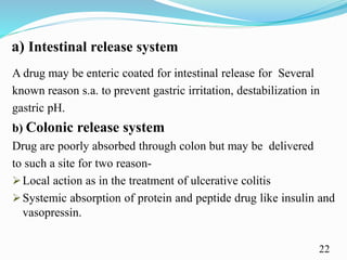 Sustained and controlled drug delivery system | PPTX