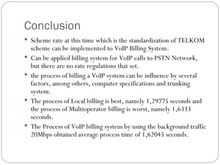 VoIP Billing System | PPT