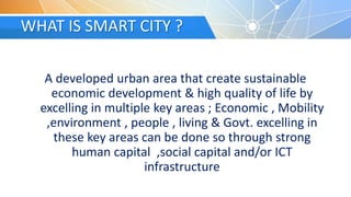 Smart Cities and economic development | PPT