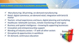 Smart Cities and economic development | PPT