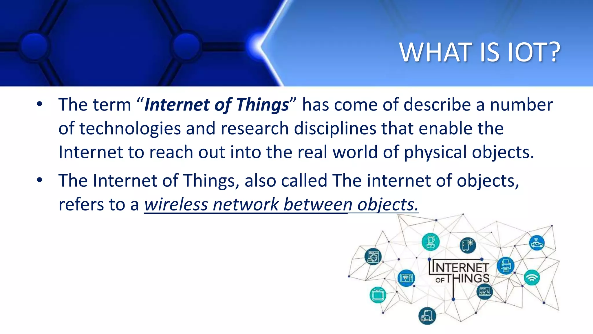 INTERNET OF THINGS PPT | PPTX