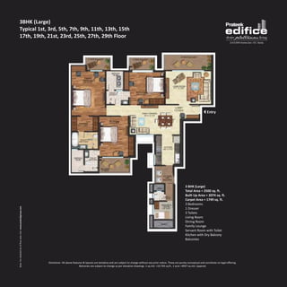 Prateek Edifice 3,4,5 BHK luxury apartments & penthouse in Sector 107 ...