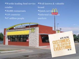 McDonald's Case Study | PPTX