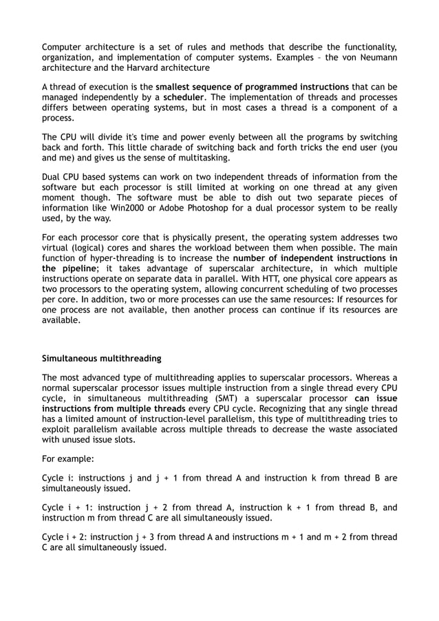 Report on High Performance Computing | PDF