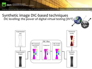 Coupling machine learning and synthetic image DIC-based techniques for ...