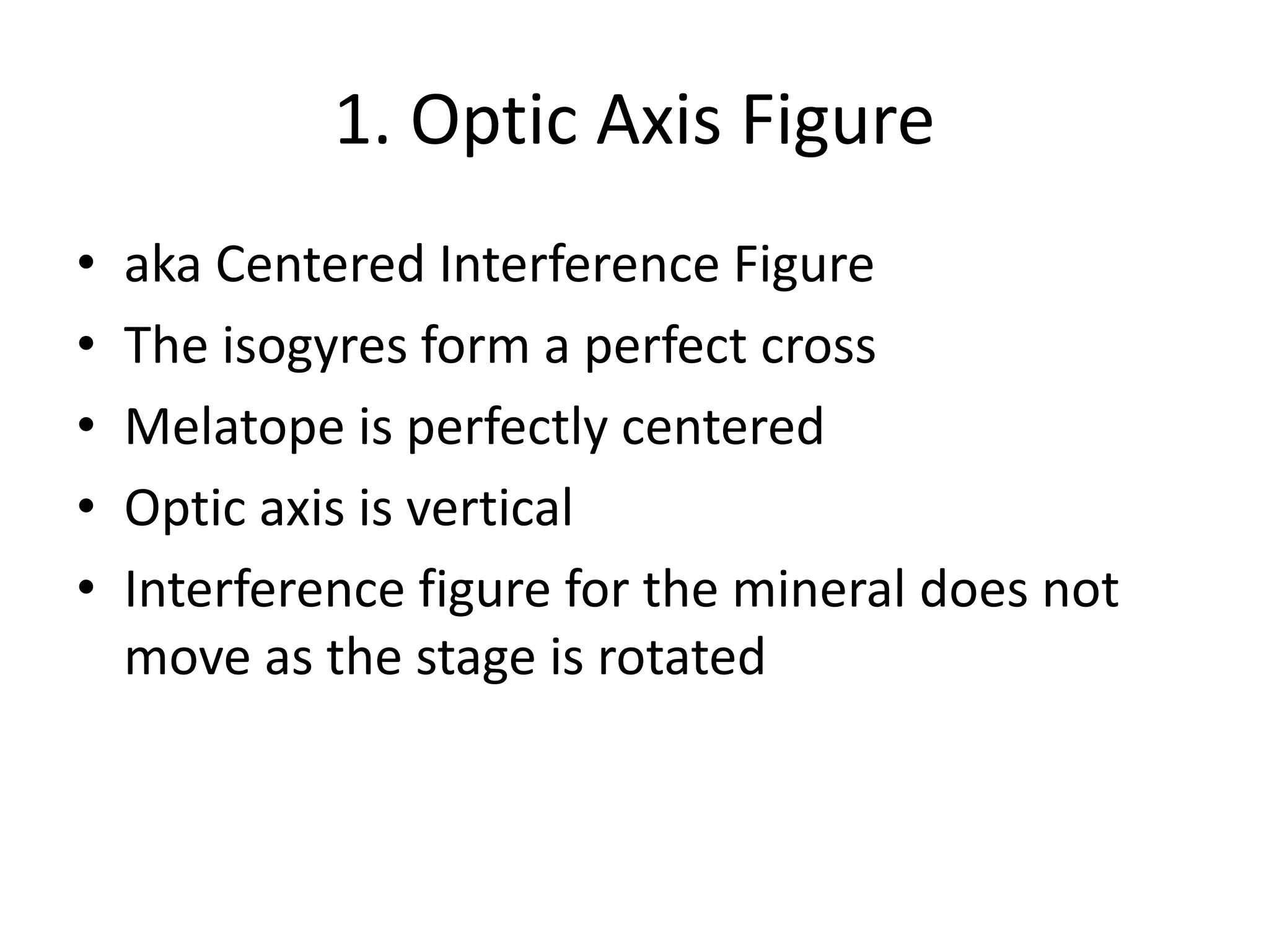 Forms of uniaxial interference figures | PPTX