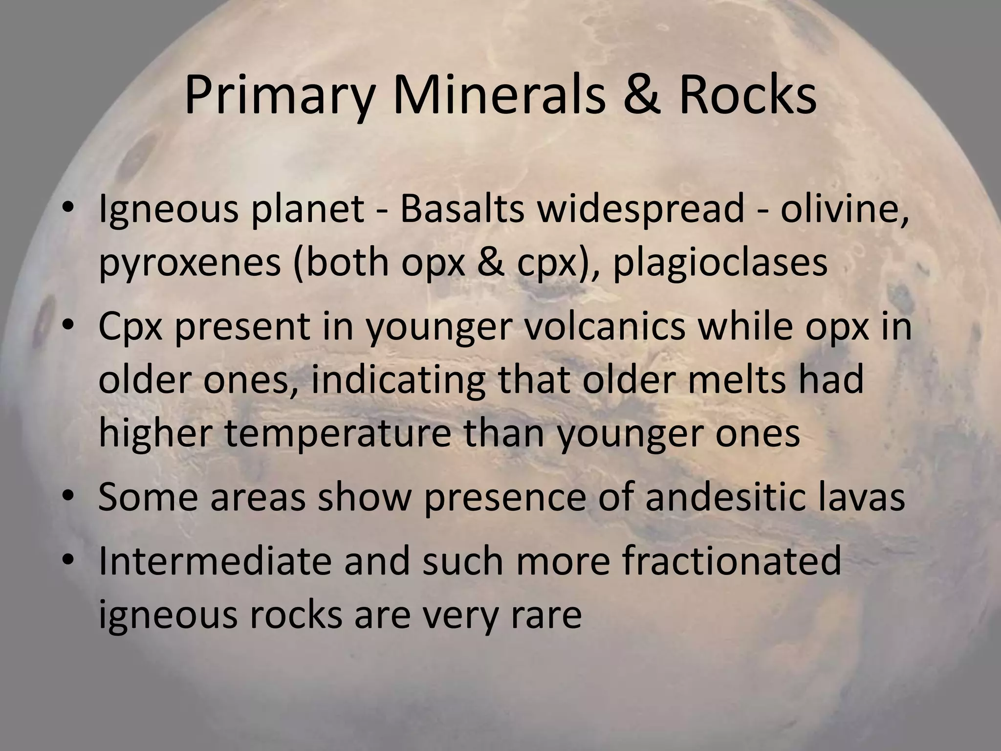 Geology of Mars Presentation | PPTX