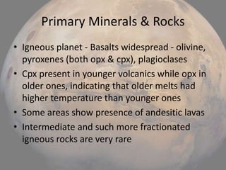 Geology of Mars Presentation | PPTX