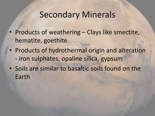 Geology of Mars Presentation | PPTX