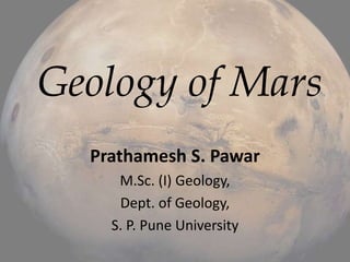Geology of Mars Presentation | PPT