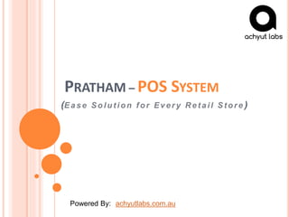Pratham POS System | PPTX