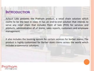 Pratham POS System | PPTX